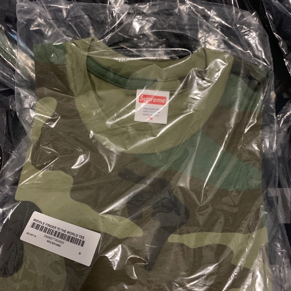 Supreme | Shirts | Supreme Middle Finger To The World Tee | Poshmark